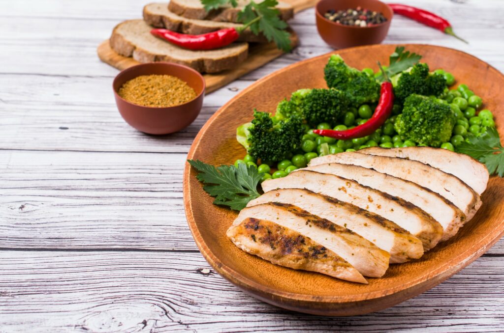 Roasted Chicken Breast Strips x 2.5kg - FB Imports